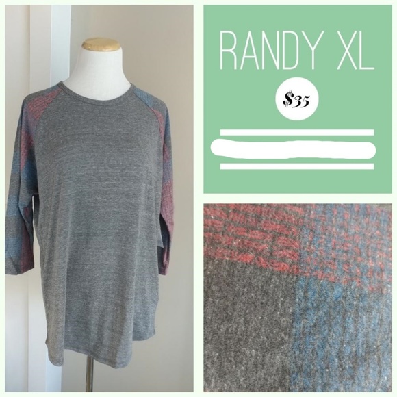 LuLaRoe | Tops | Brand New With Tags Extra Large Lularoe Randy | Poshmark